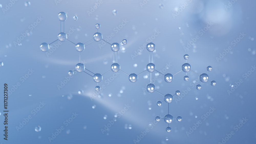 parathion molecular structure, 3d model molecule, insecticide ...