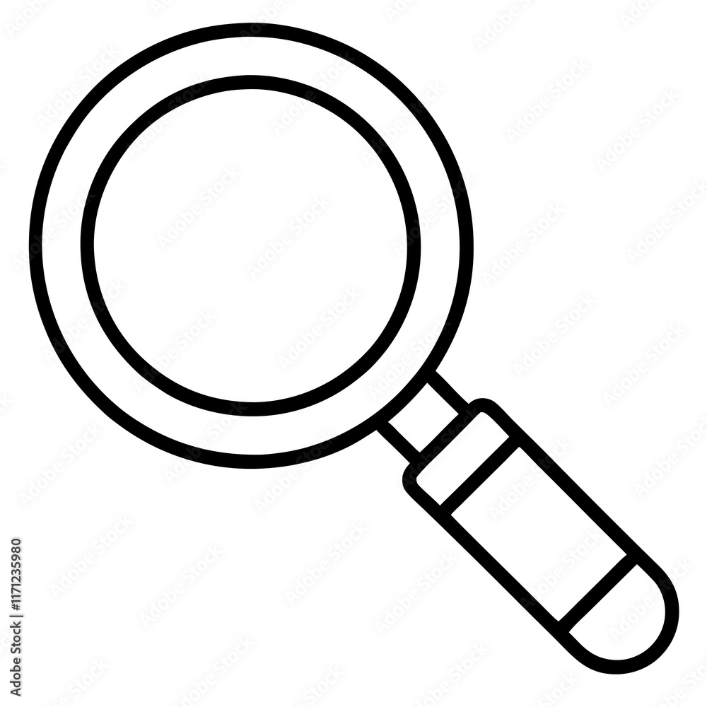 search silhouette vector illustrator Stock Vector | Adobe Stock