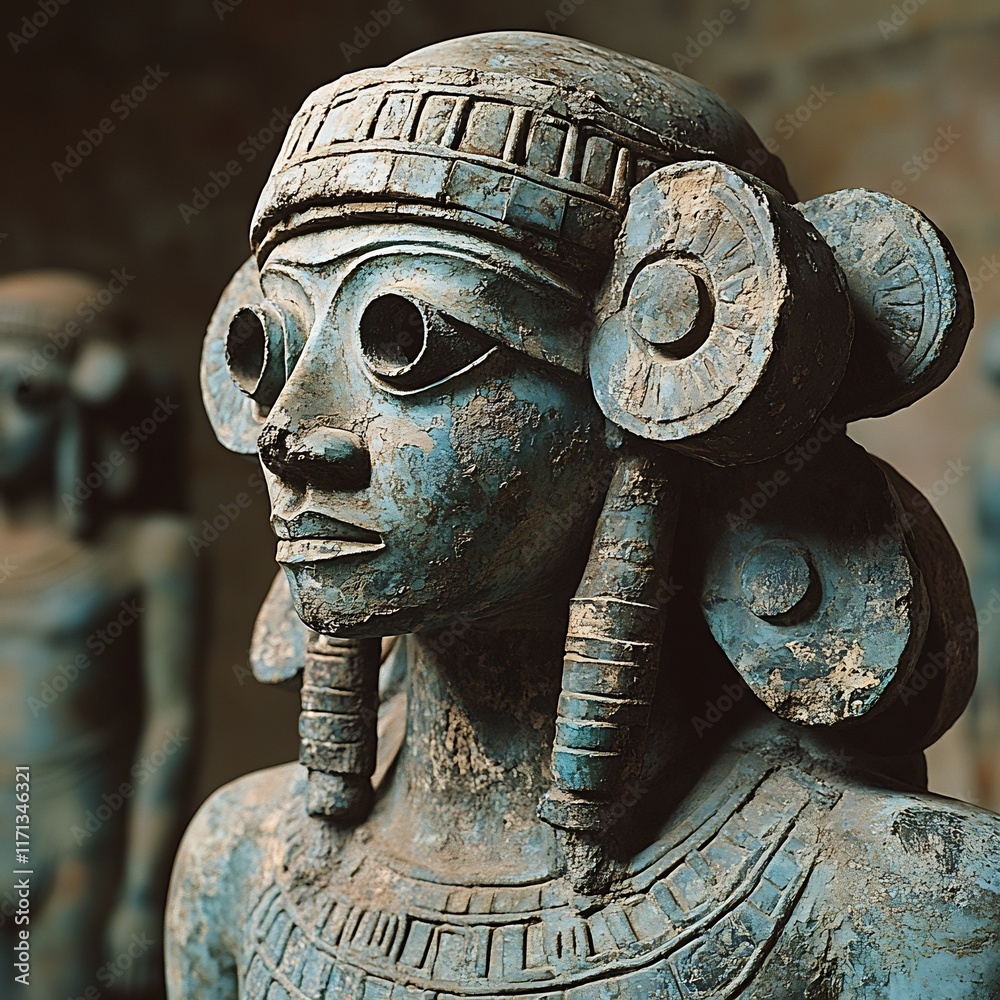 Ancient Sindh Warrior wearing Leather Armor Bronze Helmet Indus Valley ...