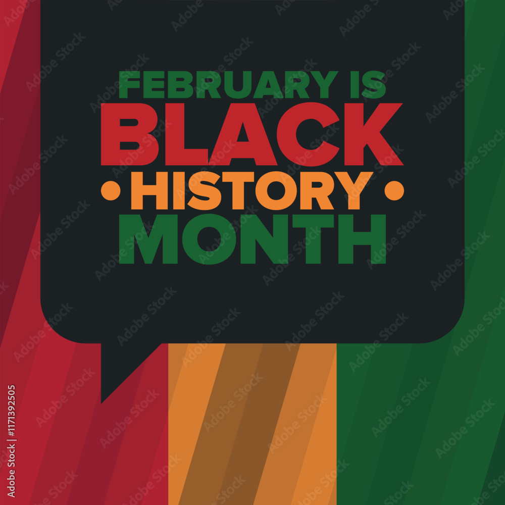 Black History Month 2025. African American History. Celebrated annual ...