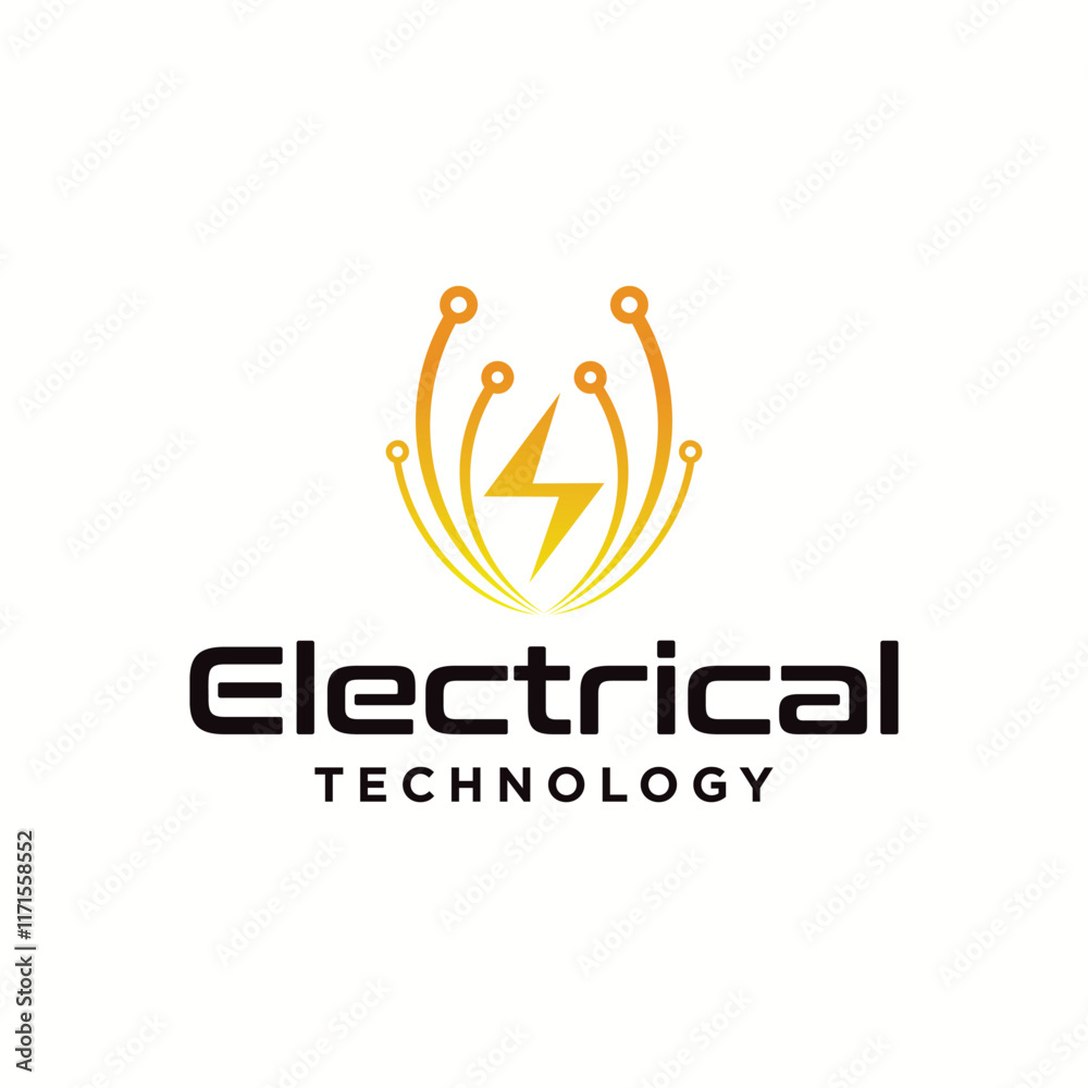 Future electric vehicle charging logo vector design concept, Electric ...