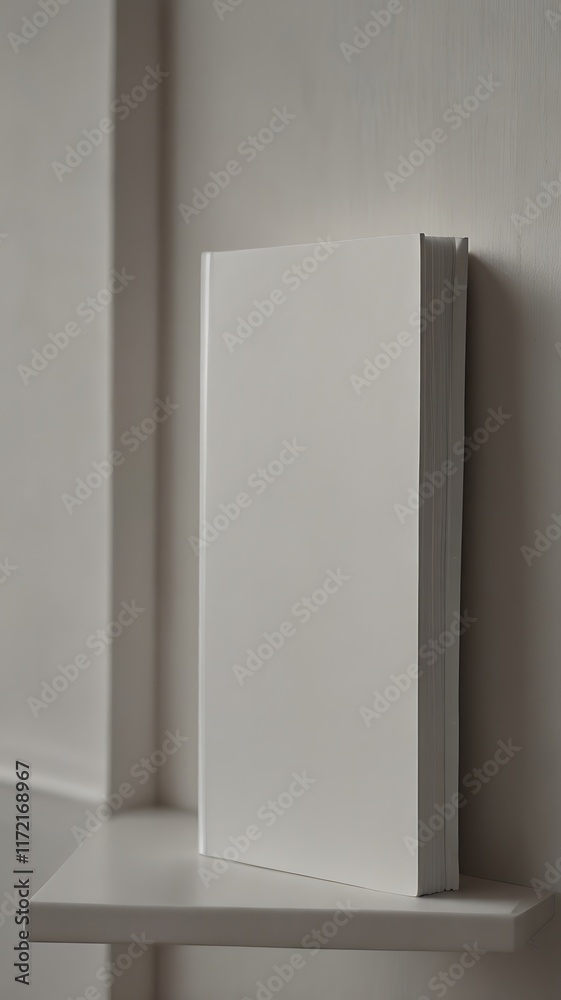 Plain Hardcover Book Mockup With A Customizable Dust Jacket, Placed ...