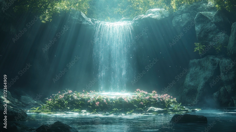 Crystal elf artificer crafting magical communication device in floating ...