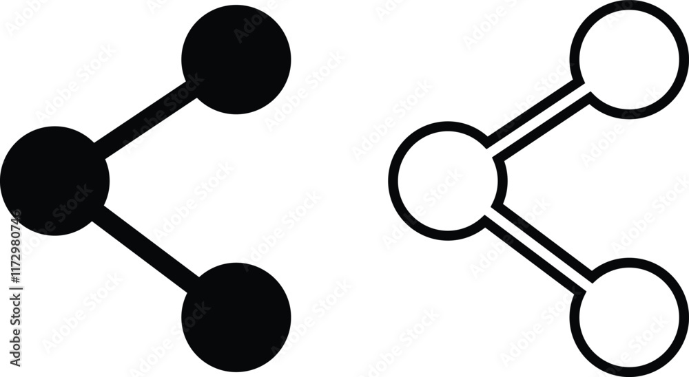 Simple arrows transmit sharing icon set. Depicting data exchange ...