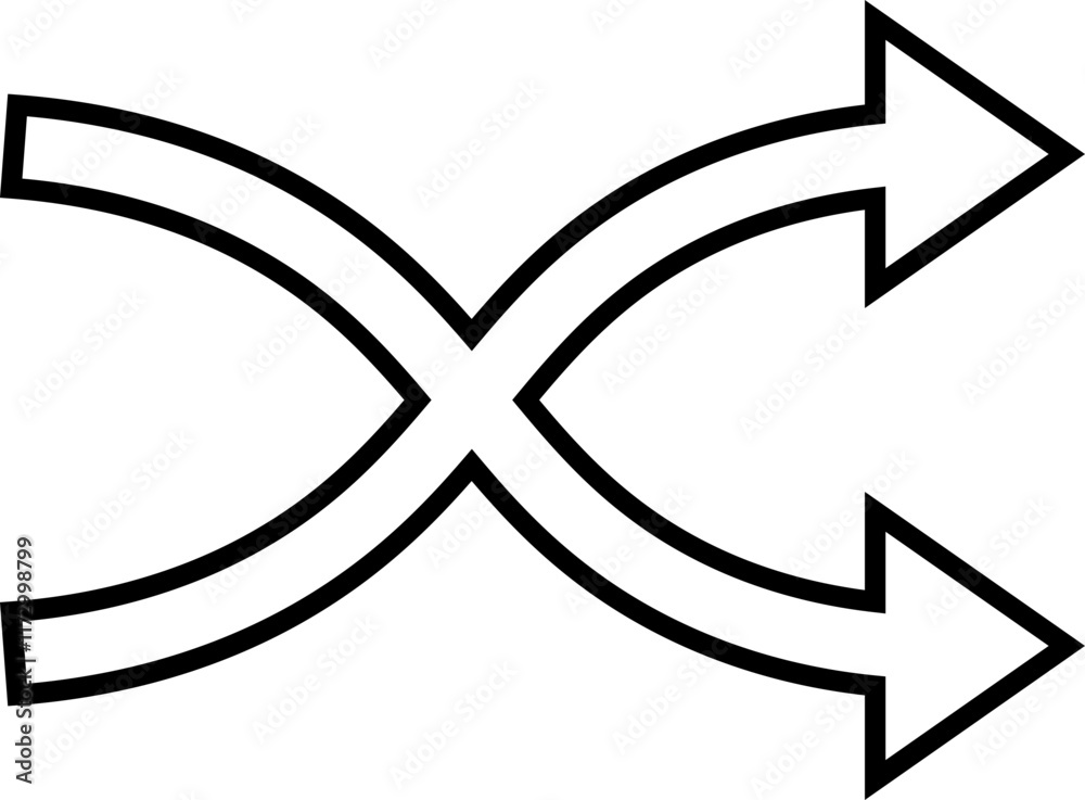 Simple arrows transmit sharing icon. Depicting data exchange pointing ...