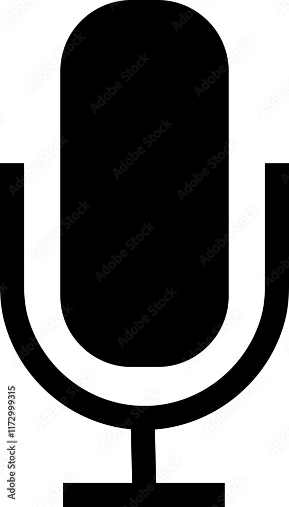 Microphone icon . Loudspeaker vector sign. Shout announce isolated on ...