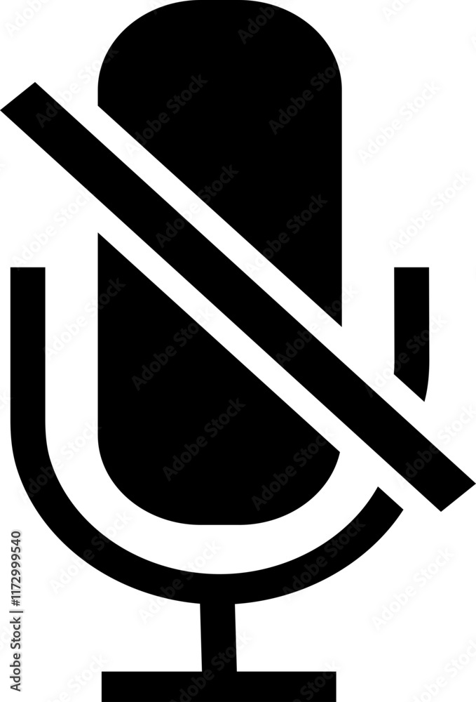 Microphone icon . Loudspeaker vector sign. Shout announce isolated on ...