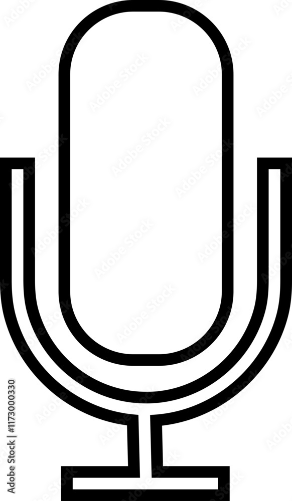 Microphone icon. Loudspeaker vector sign. Shout announce isolated on ...