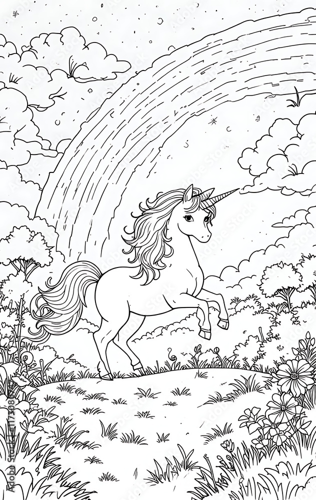 Coloring Pages, thin clean line art with no shading or texture ...