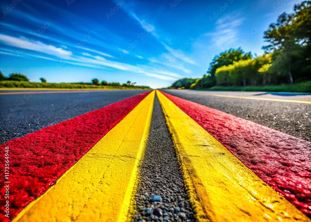 Speed Bump Marking: Clear Road Signage for Safety Stock Illustration ...
