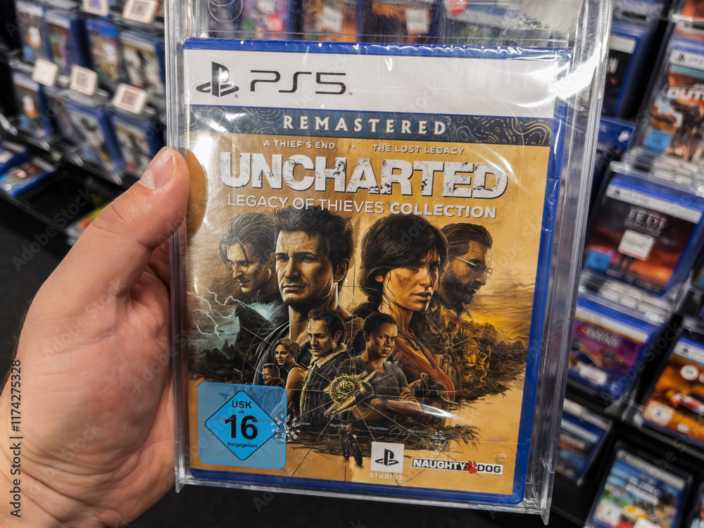 Uncharted: Legacy of Thieves Collection for PS5 Stock Photo | Adobe Stock
