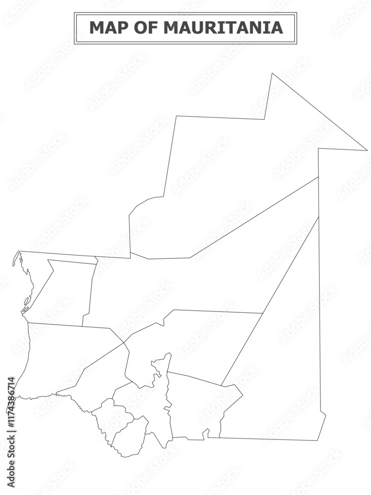 African Countries Geography Political map. Political map of country ...