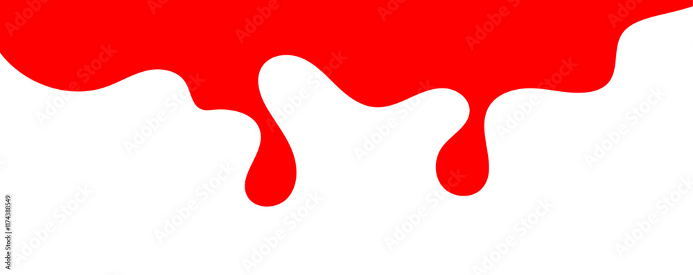 Blood drips pattern and splatters liquid stain texture. Splashes and ...
