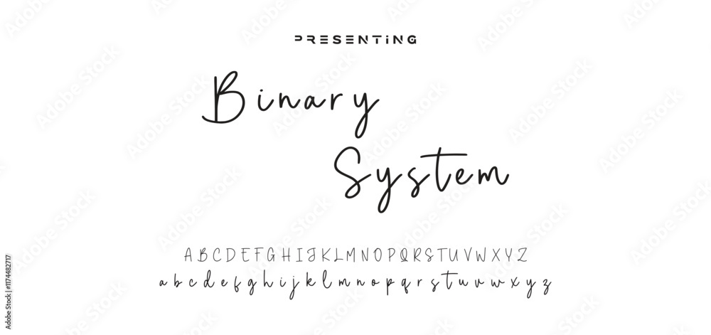 Hand drawn vector alphabet. Modern monoline signature script font. Elegant Signature Font. Best ...