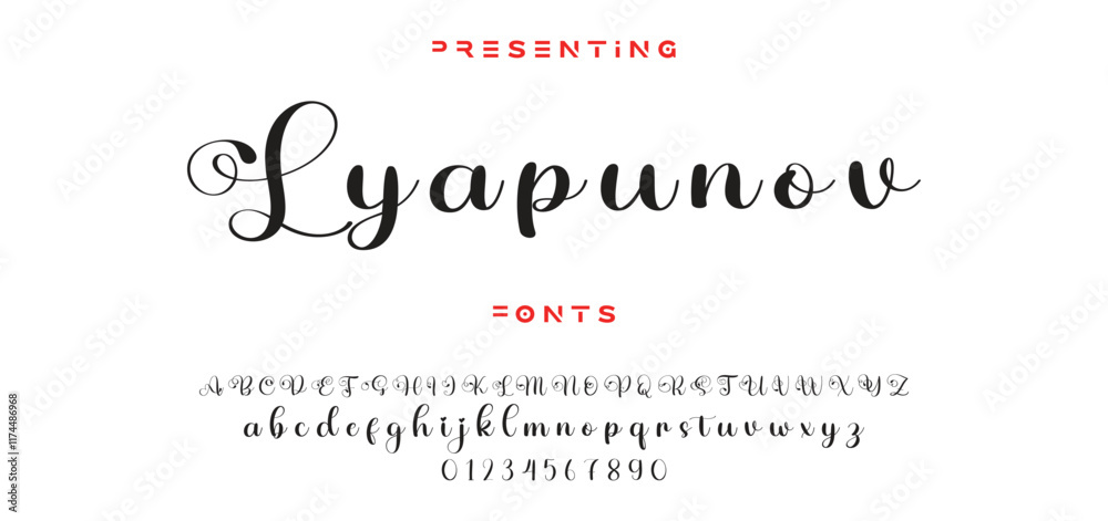 Hand drawn vector alphabet. Modern monoline signature script font. Elegant Signature Font. Best ...