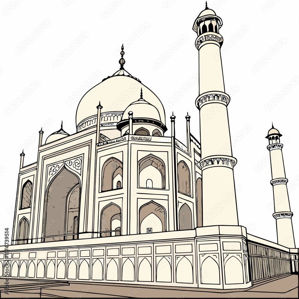 Iconic Taj Mahal PNG: Indian Monument Cutout for Historical and ...