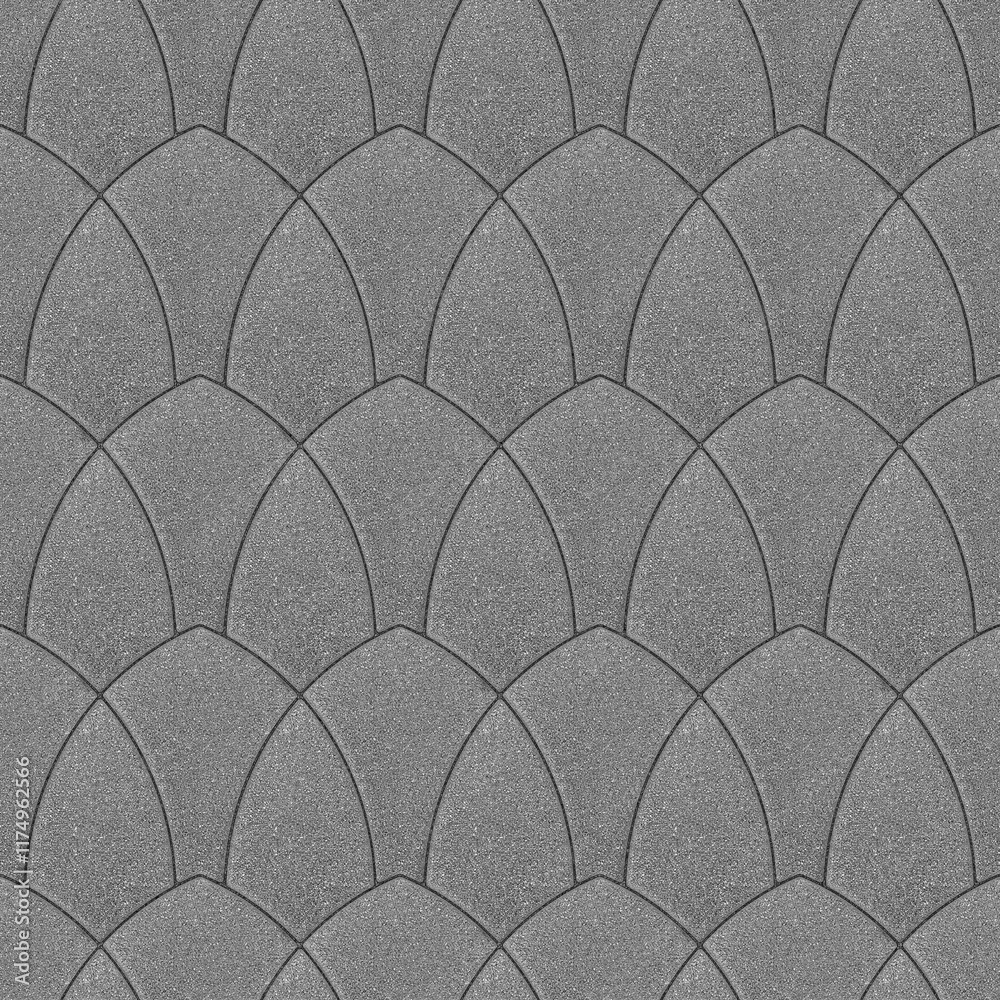 SEAMLESS TEXTURE OF SELF-LOCKING CONCRETE PAVEMENT FOR USE IN EXTERNAL ...