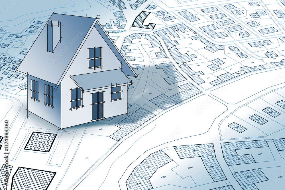 BUILDING ACTIVITY AND CONSTRUCTION INDUSTRY CONCEPT - Building permit ...