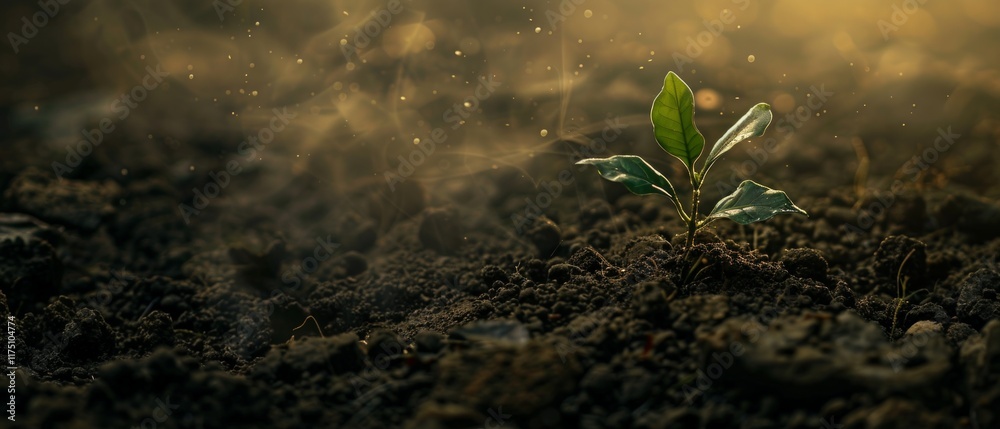 This image of a young plant breaking through the ground symbolizes ...
