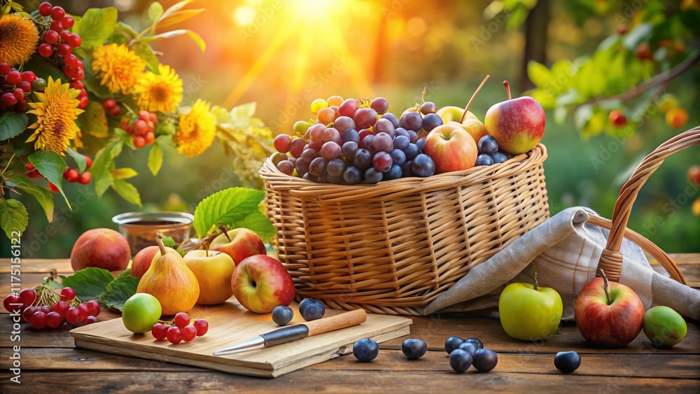 Rustic Still Life: How to Draw a Basket of Fresh Fruit, Step-by-Step ...