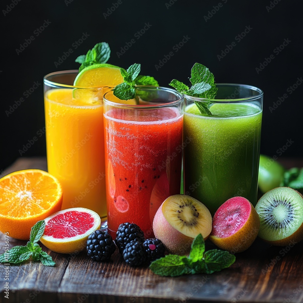 Here are prompts for stock photos related to blended fruit juice Stock ...