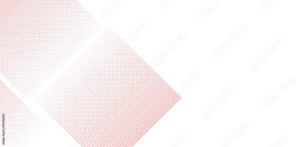 Basic halftone dots effect in pink and white color. Halftone effect ...