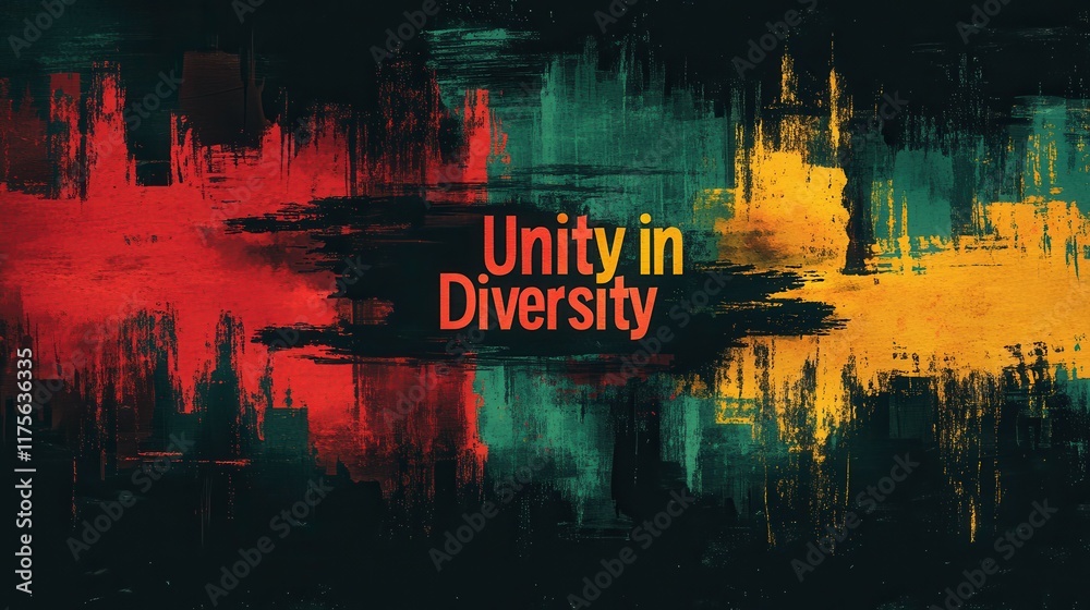 Vibrant unity in diversity poster for black history celebration design ...