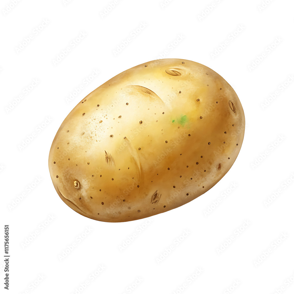 Potato Vegetable isolated PNG Clipart with transparent background Stock ...