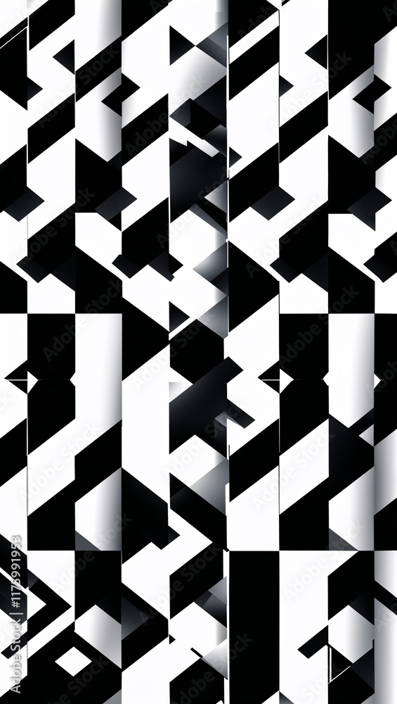 Clean and modern checkerboard pattern with alternating black and white ...