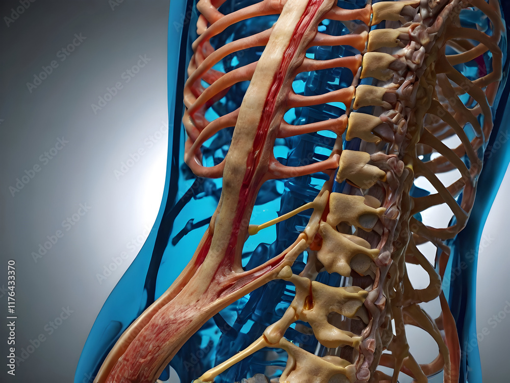 The Human Spine: Support and Movement: An anatomical illustration of ...
