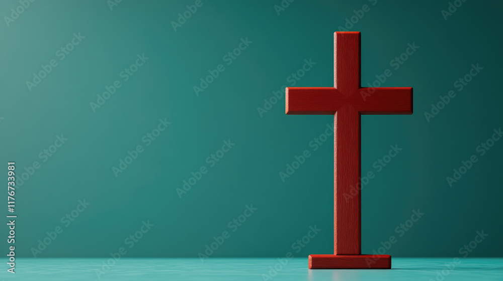 Holy Cross Emblem, representing the profound significance of Jesus ...