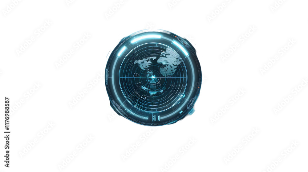 Hud style callout lines. User interface element isolated on a transparent background Stock ...