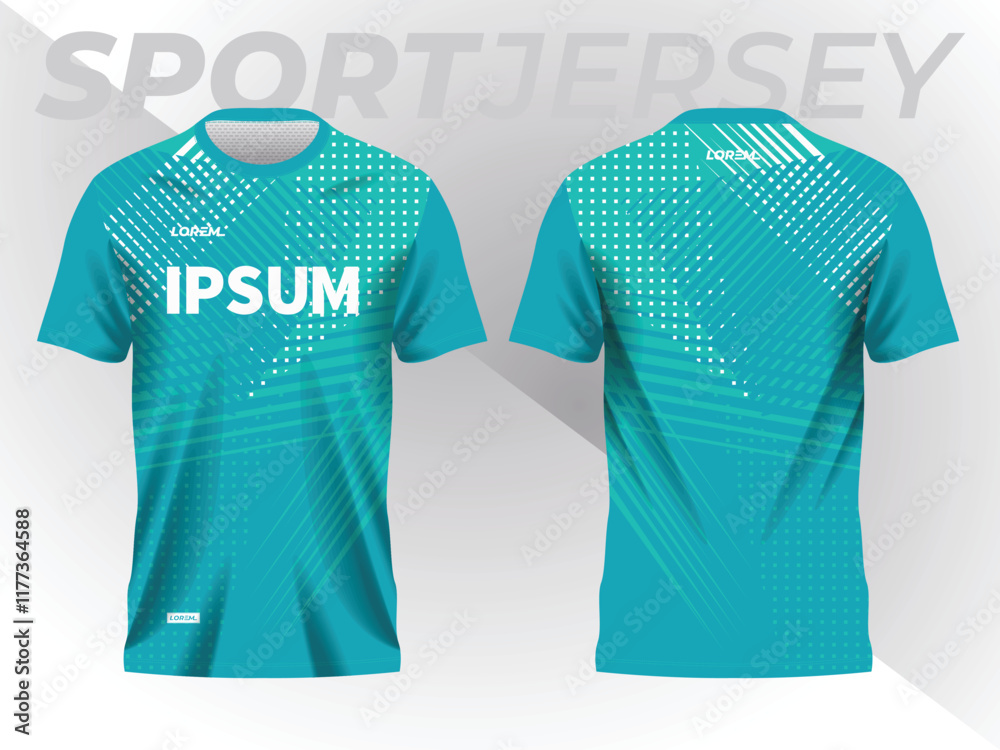turquoise abstract background and pattern for sport jersey design and ...