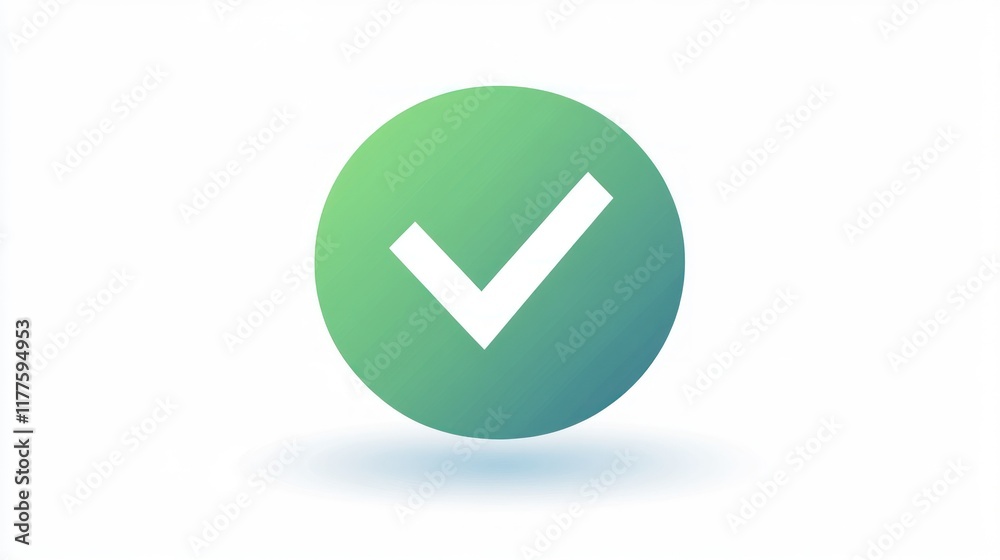 Green Checkmark Icon: Approval, Confirmation, Success, Completion ...