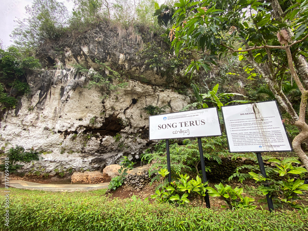 Pacitan, Indonesia - November 16, 2024: The Indonesian ancient site ...