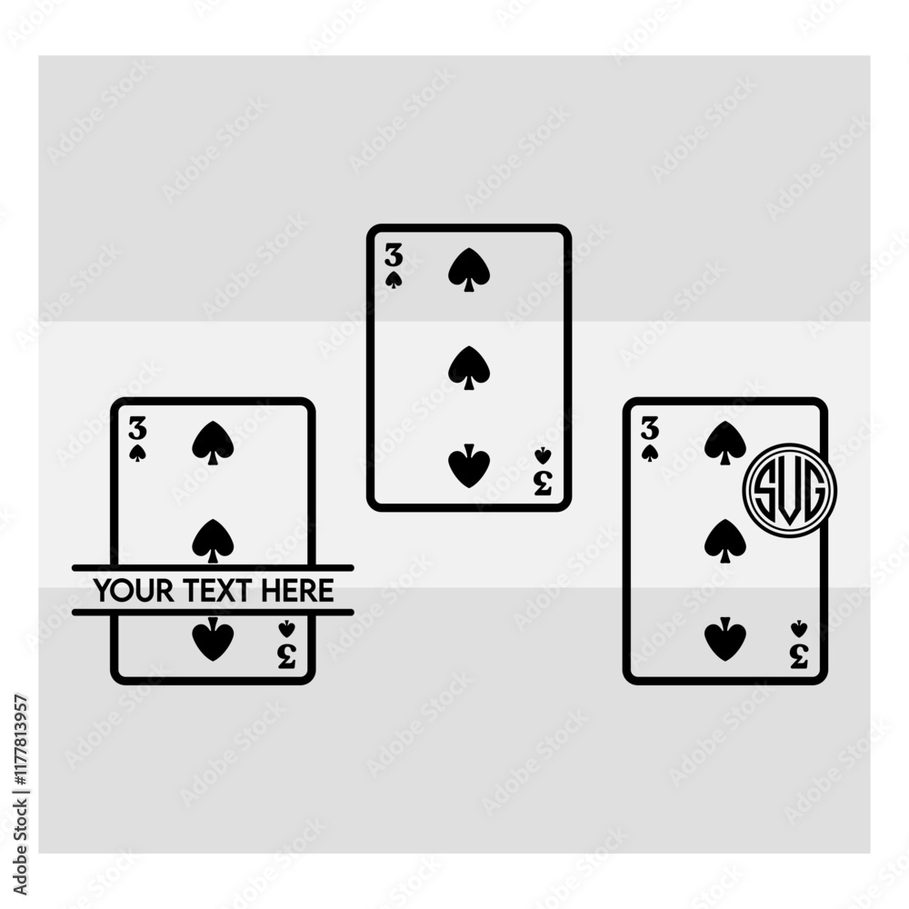 Стоковое векторное изображение «Playing Cards SVG, Playing Cards, Full ...