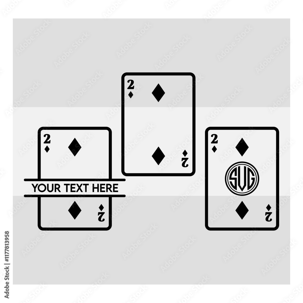 Vector de Stock Playing Cards SVG, Playing Cards, Full Deck Playing ...