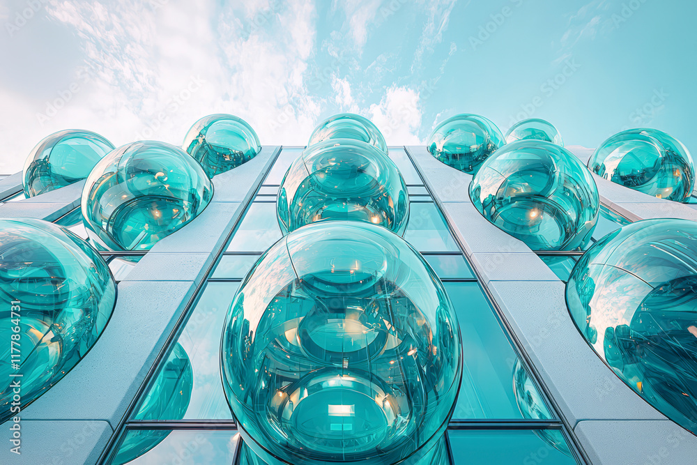 Glass Sphere Commercial Building: Cinematic Architectural Photography ...