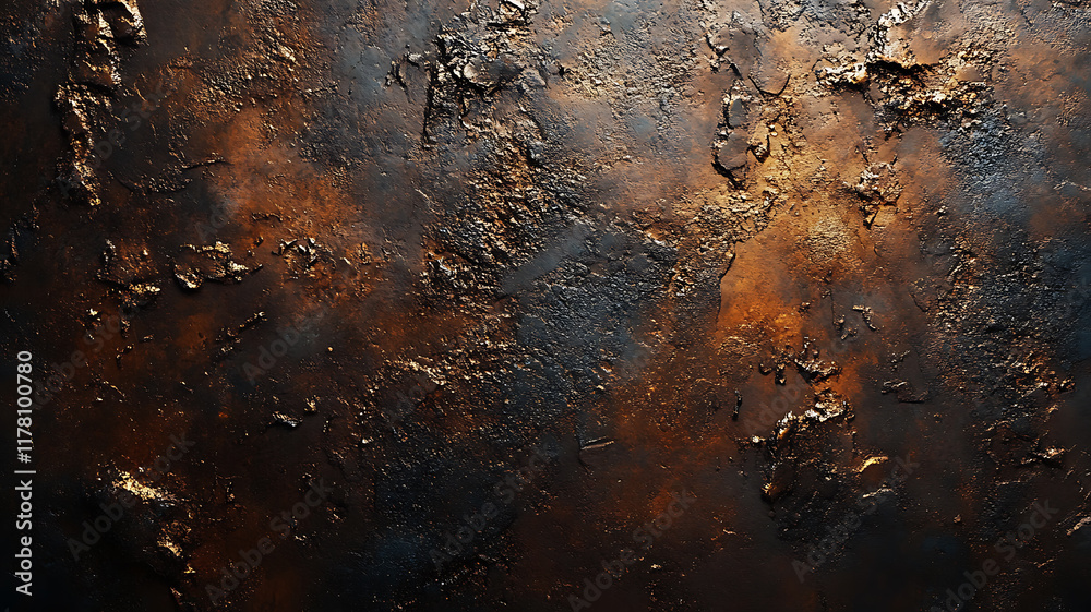 grunge texture with brown color background, abstract painting, dark ...
