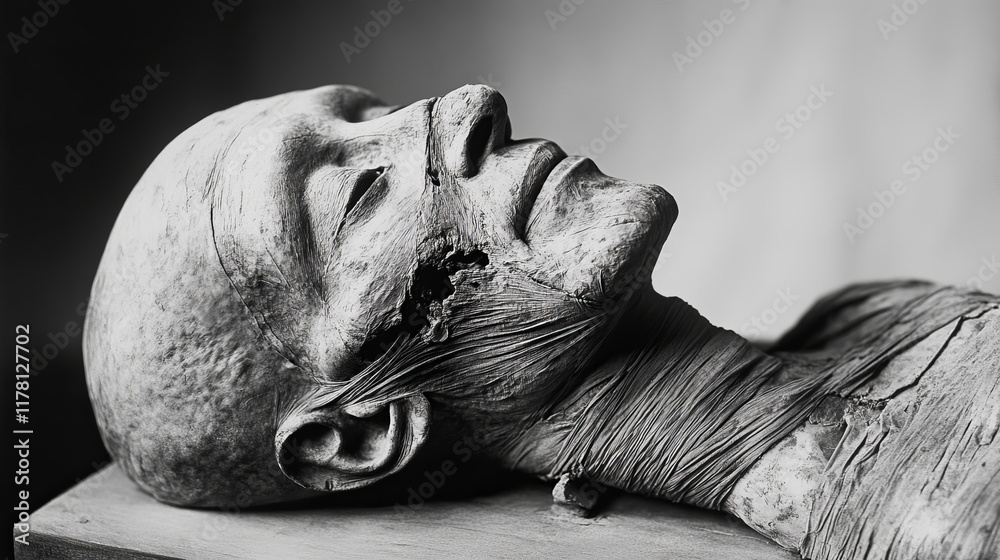 Ilustración de Stock Mummy creation cartoon vector illustration. Stages ...