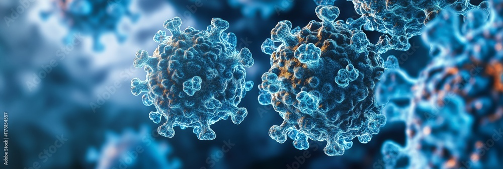 Human metapneumovirus or HMPV, virus causing upper and lower ...