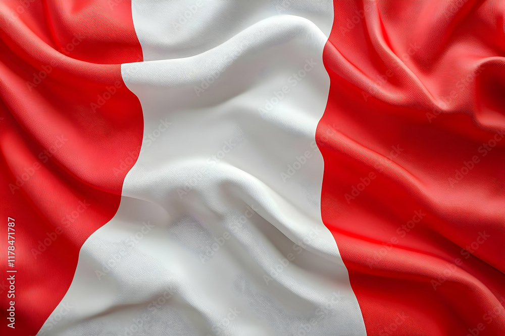 Peruvian Flag: Colors, History, Symbolism Stock Illustration | Adobe Stock