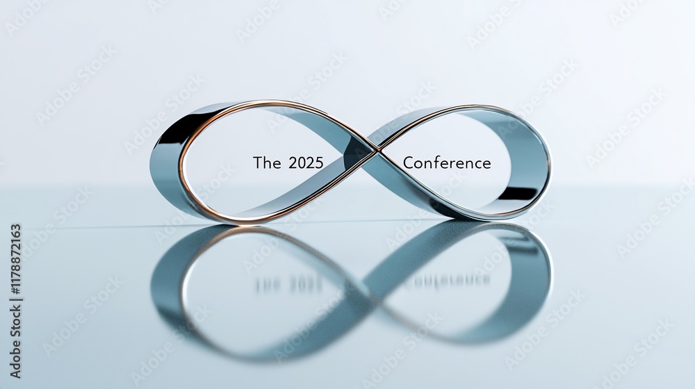 Infinity symbol with "The 2025 Conference" inscribed, reflecting on a ...