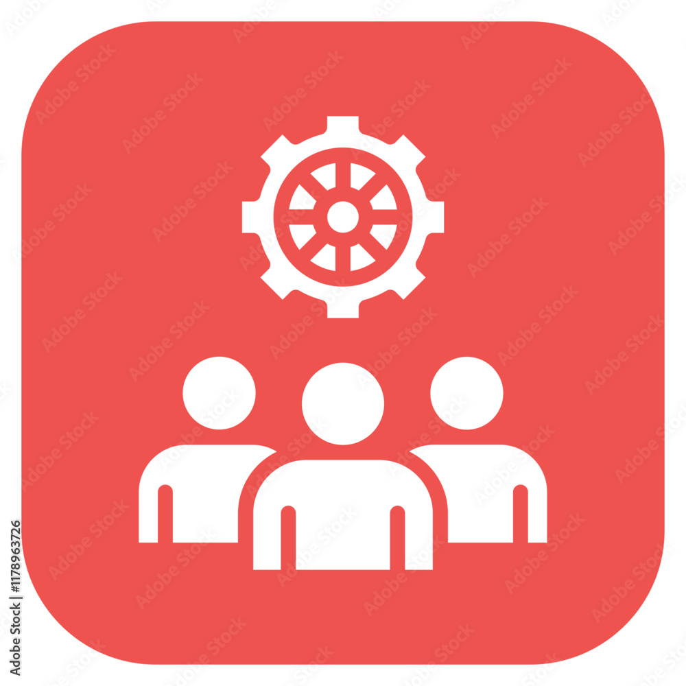 Development Team icon vector image. Can be used for Scrum Development ...