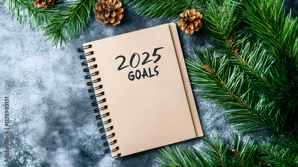 2025 Goals On Notebook, Create a 2025 goals list on a notepad on the ...