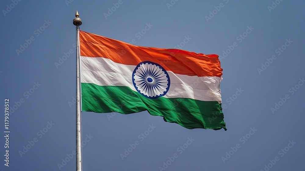 Creative Happy Republic Day India, 26th January, flag flying with HD ...