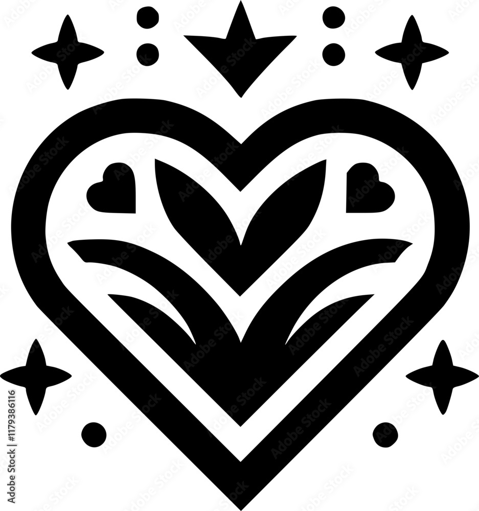 Corazon Symbol Design for Digital and Print Media Projects Stock Vector ...
