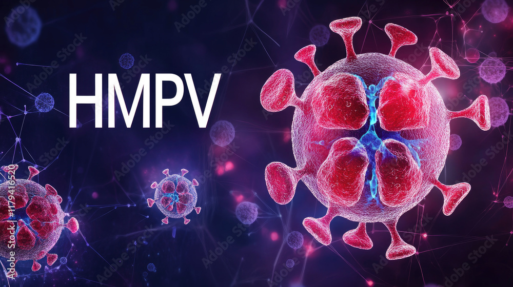 Human metapneumovirus, hMPV or HMPV —a type of RNA-containing virus of ...