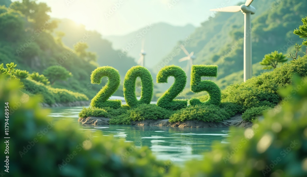 New Year 2025 Concept for Sustainable Development Goals: Nature, SDGs ...
