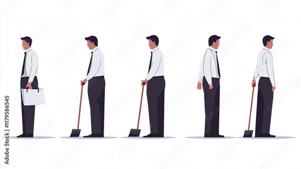 Stages of Career Development: From Entry-Level to Executive, a Visual ...